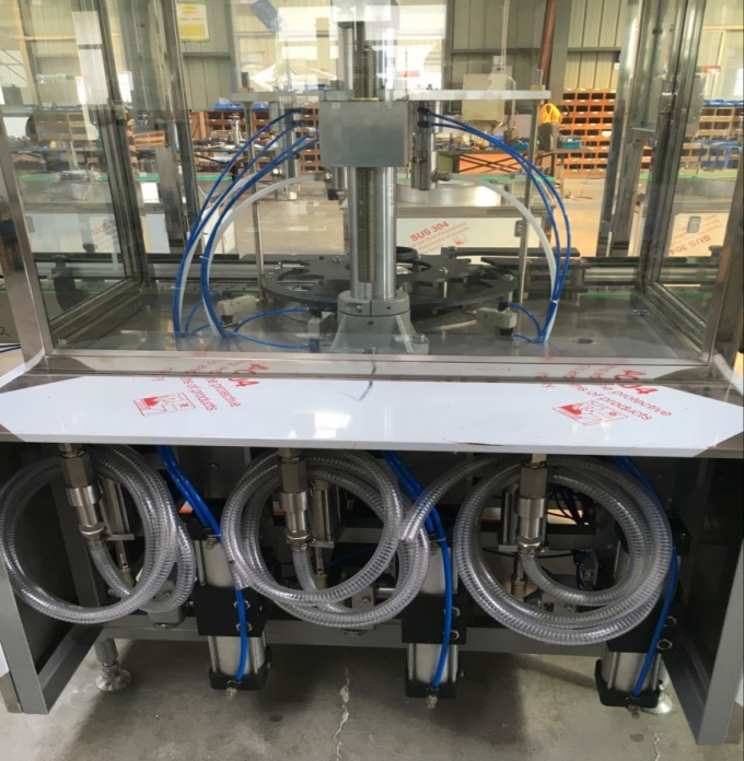 QGQ750 Automatic Aerosol Filling Machine High Efficiency 2400 - 3000 ...